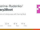 Github Ekaterina Rudenko Library2boot The Version Of Library App