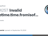 Invalid Datetime Time Fromisoformat Issue 124257 Python Cpython