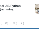 Github Aromal As Python Programming