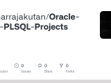 Github Kumarrajakutan Oracle Sql Plsql Projects