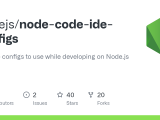 Github Nodejs Node Code Ide Configs Vscode Configs To Use While
