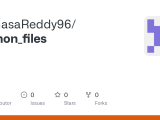 Github Manasareddy96 Python Files