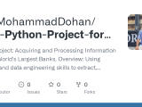 Github Dinmohammaddohan Ibm Python Project For Data Engineering