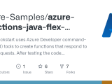 Github Azure Samples Azure Functions Java Flex Consumption Azd This