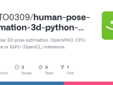 Human Pose Estimation 3d Python Cpp Human Pose Estimation 3d Demo Py At