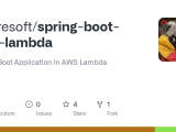 Github Kapresoft Spring Boot Aws Lambda Spring Boot Application In