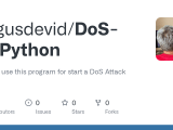 Github Bagusdevid Dos In Python You Can Use This Program For Start A