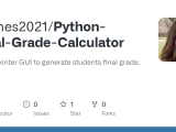 Github Ajones2021 Python Final Grade Calculator Using Tkinter Gui To