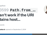 Path From Uri Doesn T Work If The Uri Contains Host Component