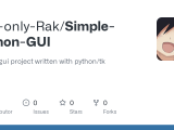 Github The Only Rak Simple Python Gui Simple Gui Project Written