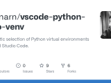 Github Whinarn Vscode Python Auto Venv Automatic Selection Of Python