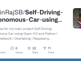 Github Robinrajsb Self Driving Autonomous Car Using Open Cv And