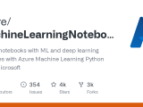 Github Azure Machinelearningnotebooks Python Notebooks With Ml And