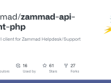 Github Zammad Zammad Api Client Php Php Api Client For Zammad