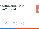Github Codewithmanu2023 Angulartutorial