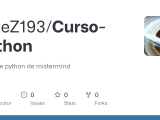 Github Bytez193 Curso Python Curso De Python De Mistermind