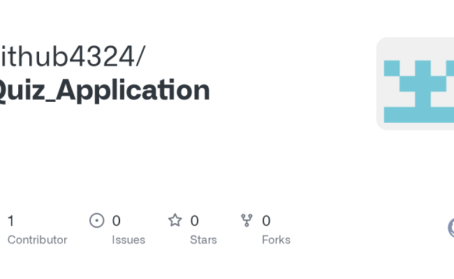 GitHub - Github4324/Quiz_Application