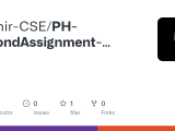 Github Bashir Cse Ph Secondassignment 2 Github Io