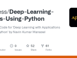 Github Apress Deep Learning Apps Using Python Source Code For Deep