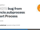 Bug From Asyncio Subprocess Import Process Issue 104315 Python