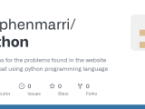 Github Stephenmarri Python Solutions For The Problems Found In The