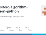 Github Devpeterc Algorithm Pattern Python Python Version Of