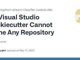 Visual Studio Cookiecutter Cannot Clone Any Repository Issue 4