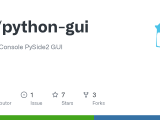 Github Lbt Python Gui Simple Console Pyside2 Gui