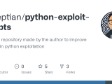 Github Twseptian Python Exploit Scripts This Is A Repository Made By