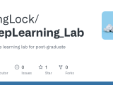 Github Yanglock Deeplearning Lab Machine Learning Lab For Post Graduate