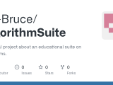 Github Py Bruce Algorithmsuite Personal Project About An Educational