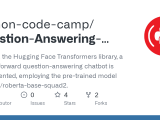 Github Python Code Camp Question Answering Model Utilizing The