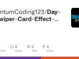 Github Quantumcoding123 Day 4 Swiper Card Effect Using Html Css