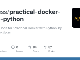 Github Apress Practical Docker With Python Source Code For