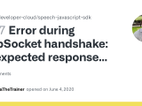 Error During Websocket Handshake Unexpected Response Code 403 Issue