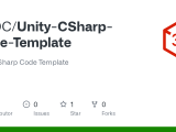 Github U3dc Unity Csharp Code Template Unity Csharp Code Template
