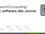 Github Researchcomputing Hpc Software Dev Course