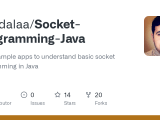 Github Awadalaa Socket Programming Java A Few Sample Apps To