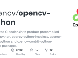 Workflow Runs Opencv Opencv Python Github