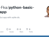 Github Dev Fka Python Basic Gui App Python Gui App With Sqlite Db