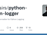 Github Nhairs Python Json Logger Json Formatter For Python Logging