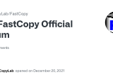 Fastcopy Official Forum Issue 3 Fastcopylab Fastcopy Github
