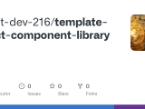 Github React Dev 216 Template React Component Library