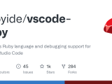 Github Rubyide Vscode Ruby Provides Ruby Language And Debugging