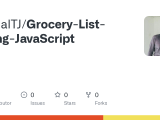 Github Yomaltj Grocery List Using Javascript