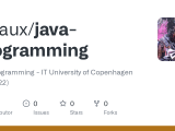 Github Licraux Java Programming Java Programming It University Of