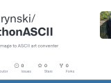 Github Petrynski Pythonascii Python Image To Ascii Art Conventer