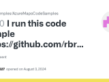 I Run This Code Sample Https Github Rbrundritt Simpleuwpazuremaps