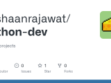 Github Doom Perc Python Dev Python Projects