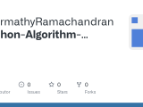 Github Valarmathyramachandran Python Algorithm Practice Problems